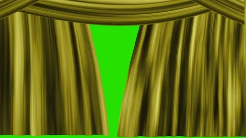 Golden Theater Curtain Overlay / Transit... | Stock Video | Pond5