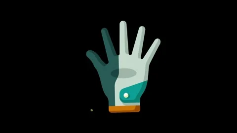 Golf Animated Icons pack green screen ba... | Stock Video | Pond5