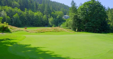 golf course with gorgeous green and fant... | Stock Video | Pond5
