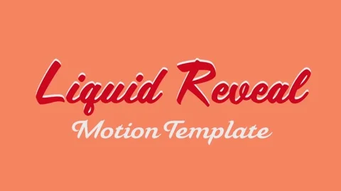Goo Text Reveal ~ After Effects Template #139812333 | Pond5