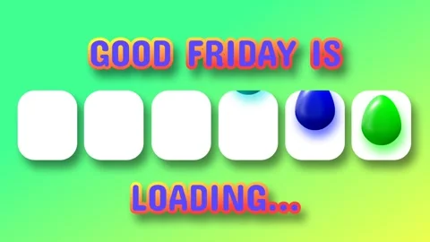 Good friday is loading concept backgroun... | Stock Video | Pond5