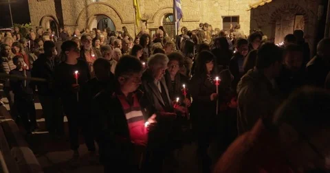 Good Friday Orthodox Easter Epitaph | Stock Video | Pond5