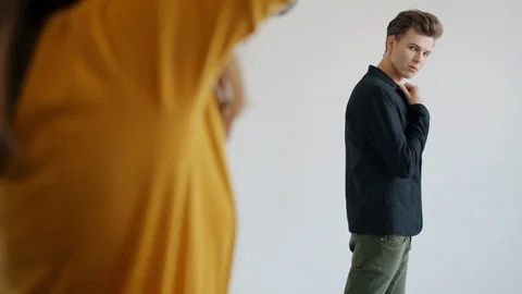 Clothes Model Male Stock Videos – Royalty-Free HD & 4K Videos | Pond5