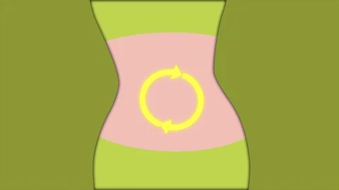 Good metabolism in the body. Animation 2... | Stock Video | Pond5