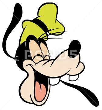 Goofy character vintage illustration head comedy guffaw ~ Clip Art ...