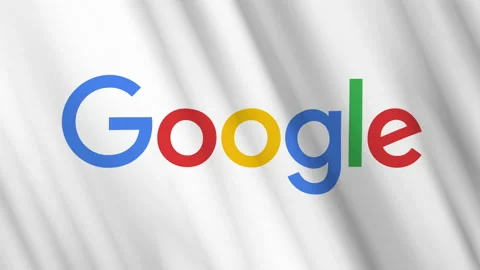 Google LLC logo American multinational t... | Stock Video | Pond5