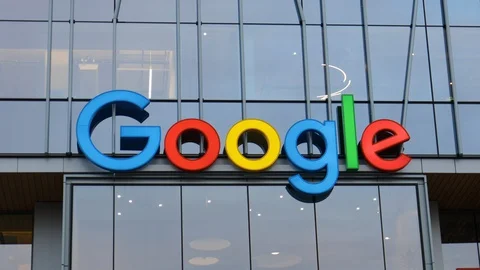 Google Logo on Office Building in South ... | Stock Video | Pond5