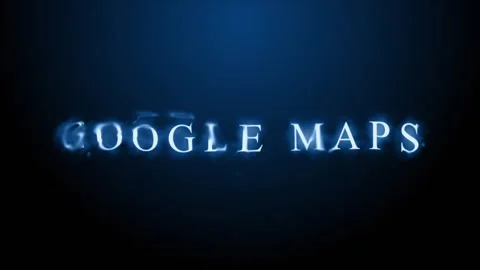 Google Maps Text Background | Stock Video | Pond5