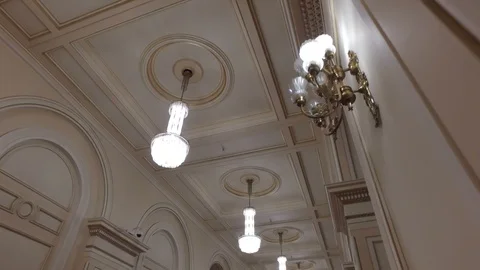 Gorgeous Ceilings And Interiors Of a Pal... | Stock Video | Pond5
