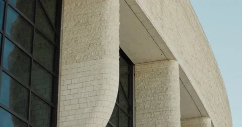 Gorgeous ground to roof ceiling windows ... | Stock Video | Pond5