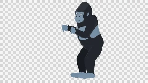 Cartoon Gorilla Head Stock Videos – Royalty-Free HD & 4K Videos | Pond5