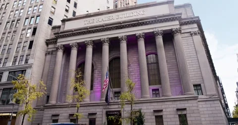 Gotham Hall in Manhattan Exterior view o... | Stock Video | Pond5