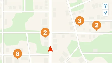 Road Map Animation Stock Video Footage | Royalty Free Road Map Animation Videos | Pond5