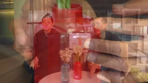 Grab and throw: S.Korea makes flower vas... | Stock Video | Pond5