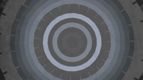 Gradient blue circles from pixels in 8 b... | Stock Video | Pond5