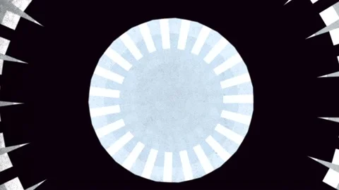 Gradient circles from pixels in 8 bit of... | Stock Video | Pond5