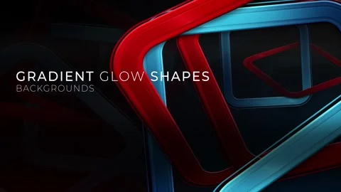 Gradient Glow Shape Backgrounds ~ After Effects #274830392