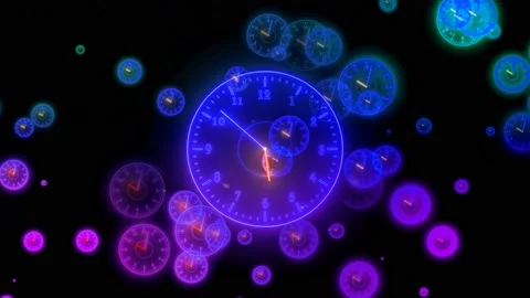 Animated Clock Face Stock Video Footage | Royalty Free Animated Clock ...