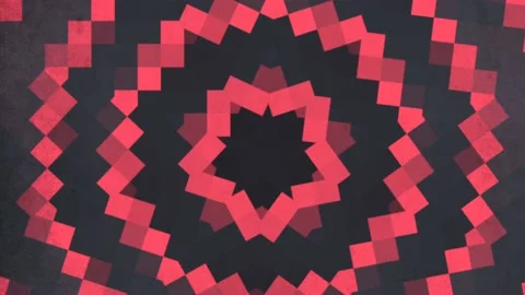 Gradient red circles from pixels in 8 bi... | Stock Video | Pond5