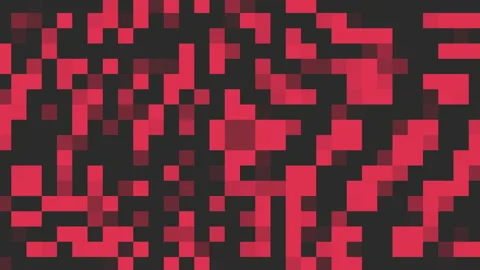 Gradient red pixels in 8 bit of architec... | Stock Video | Pond5