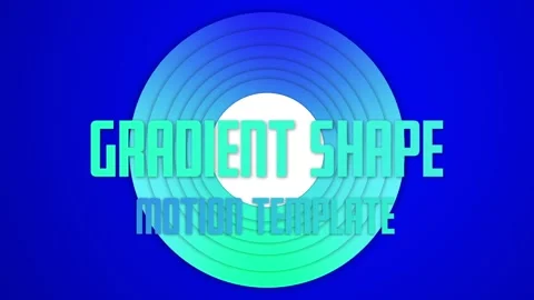 Gradient Shape Title ~ After Effects Template #139813134