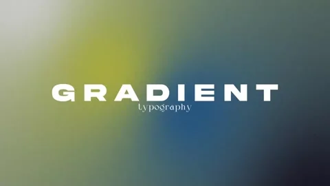 Gradient Typography ~ After Effects Template #250476156