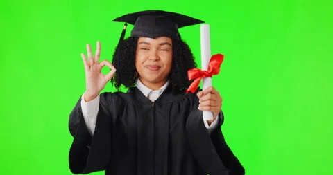 Green Screen Graduation Stock Video Footage | Royalty Free Green Screen ...