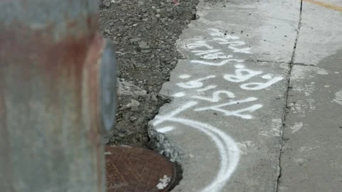 Graffiti Writing On Cement Surface At Ro... | Stock Video | Pond5