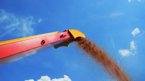 Grain loader machine or grain cleaner, i... | Stock Video | Pond5