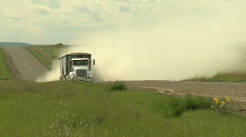 Grain Truck Stock Footage ~ Royalty Free Stock Videos | Pond5