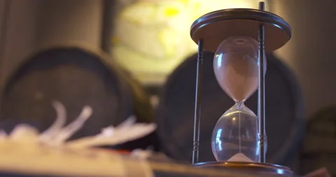Hourglass Sand Timer Stock Video Footage | Royalty Free Hourglass Sand ...