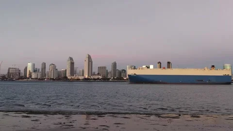 GRAND PHOENIX Big Cargo Container Ship F... | Stock Video | Pond5