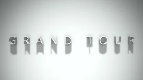 Grand Tour 3D title animation with shado... | Stock Video | Pond5