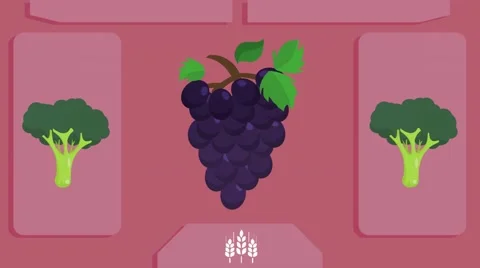 Grapes - Vector Graphics - Food Animati... | Stock Video | Pond5