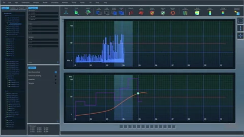 Graph and Diagram Mockup | Stock Video | Pond5