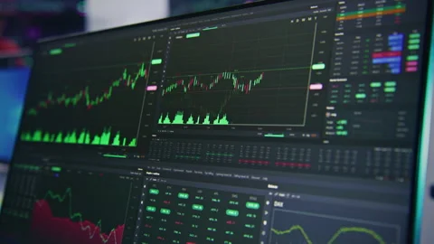 Graph chart with japanese candlestick an... | Stock Video | Pond5