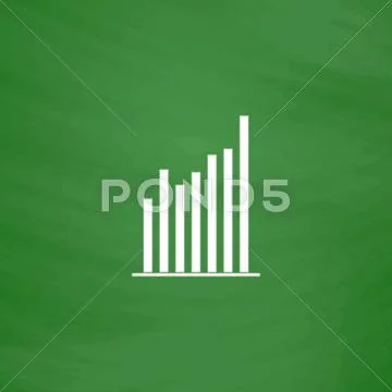 Graph chart sign icon. Diagram symbol. Statistics. ~ Clip Art #66058275