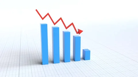 Graph Down Stock Video Footage | Royalty Free Graph Down Videos | Pond5