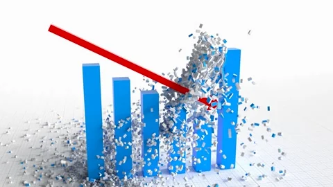 Graph Down Stock Video Footage | Royalty Free Graph Down Videos | Pond5