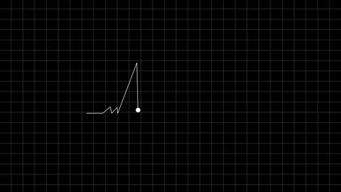 Graph line with upward trend animated on... | Stock Video | Pond5