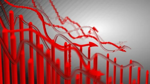 Graph Down 3D Stock Videos – Royalty-Free HD & 4K Videos