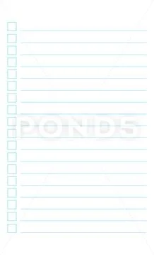 Graph paper. Printable To do list with check boxes, checklist, grid ...