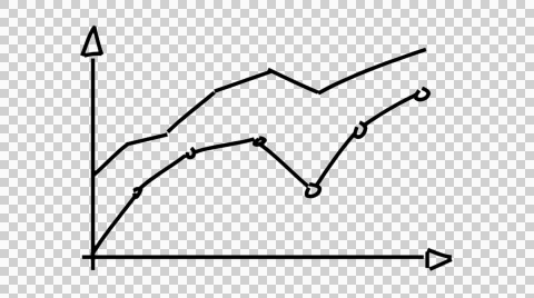 graph sketch hand drawn illustration ani... | Stock Video | Pond5