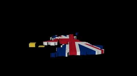 Uk Map Animation Stock Footage ~ Royalty Free Stock Videos | Pond5