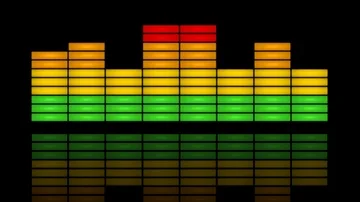 Graphic equalizer 3D animation | Stock Video | Pond5