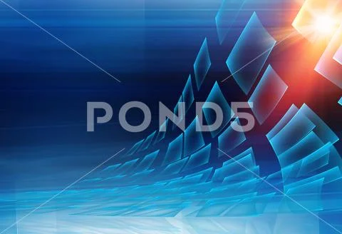 Graphical abstract technology background Concept Series Illustration ...