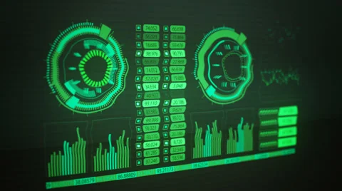 Graphical User Interface, Active Graph C... | Stock Video | Pond5