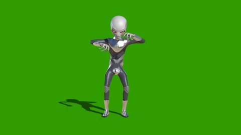 Green Alien Dance Stock Video Footage | Royalty Free Green Alien Dance ...