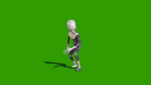 Alien Green Screen Stock Video Footage | Royalty Free Alien Green ...