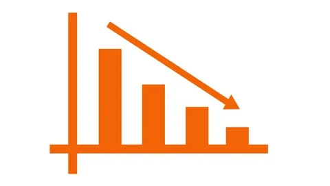 Chart Showing Decline Stock Videos – Royalty-Free HD & 4K Videos